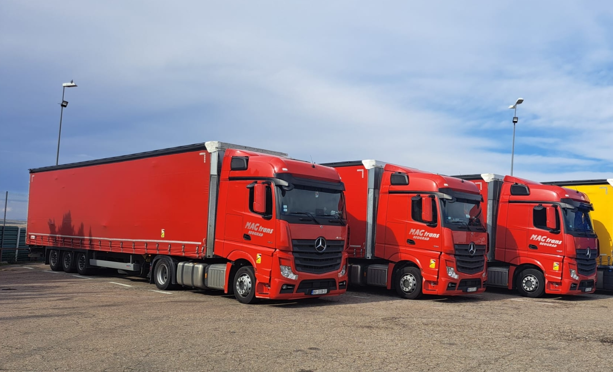 Vozni park - Mag Trans doo - Medjunarodni transport